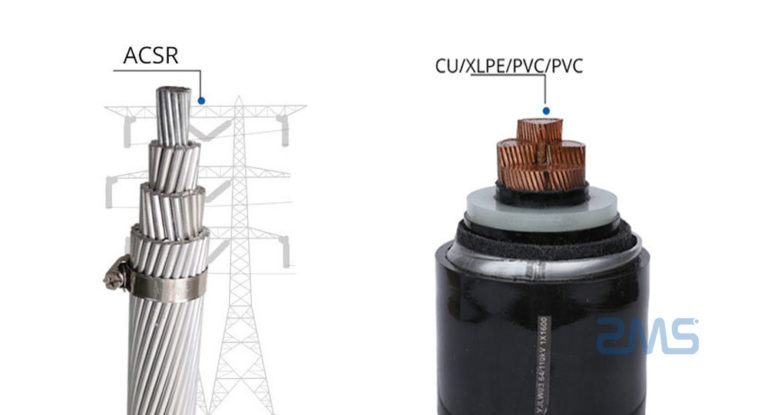 High Voltage Transmission Line HV Cable 35 kV 110kV 132kV