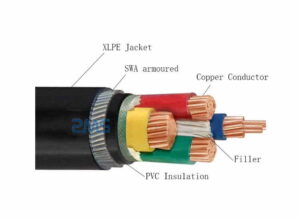 BS5467 Cable XLPE Low Voltage Armored Power Cable Wire