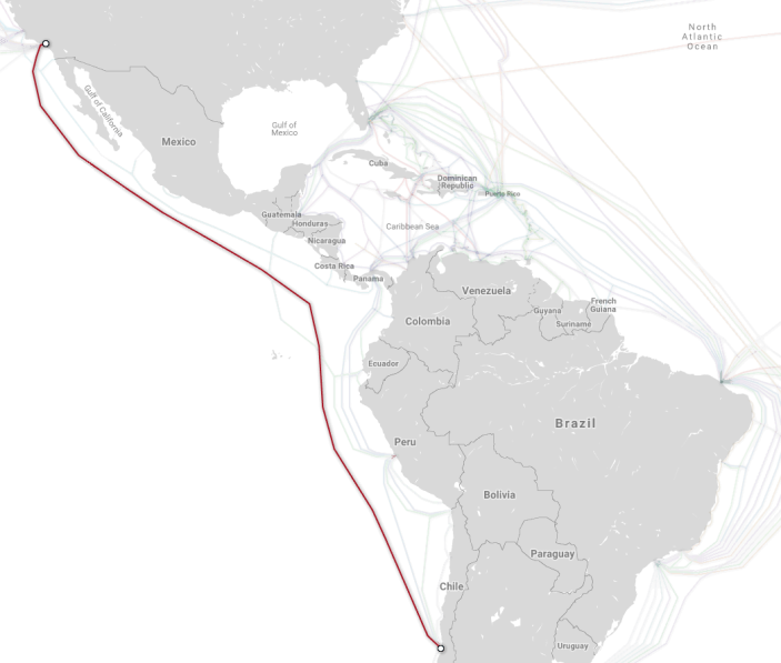 Chile‘s First Submarine Fiber Optic Cable Linking South America
